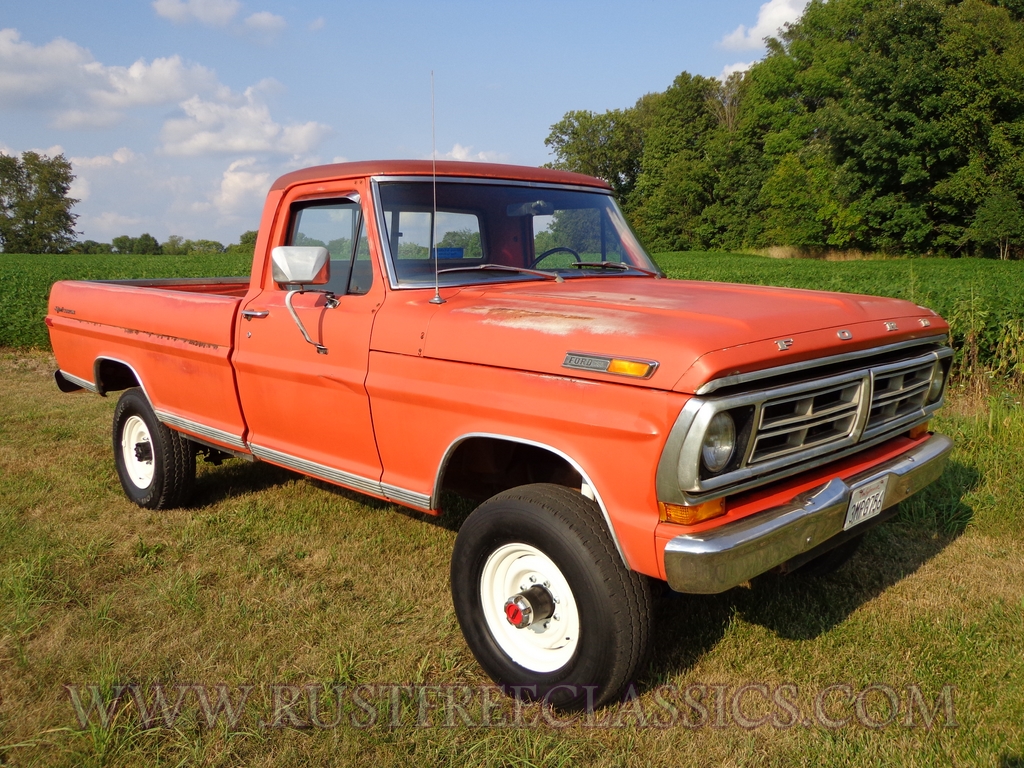 1972 F250 Highboy sport custome 390 orange HB Ford 72